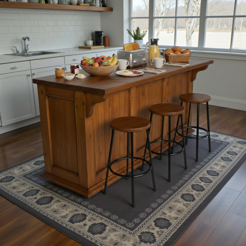 Simplicity 3 Door Island – Country Charm Mennonite Furniture